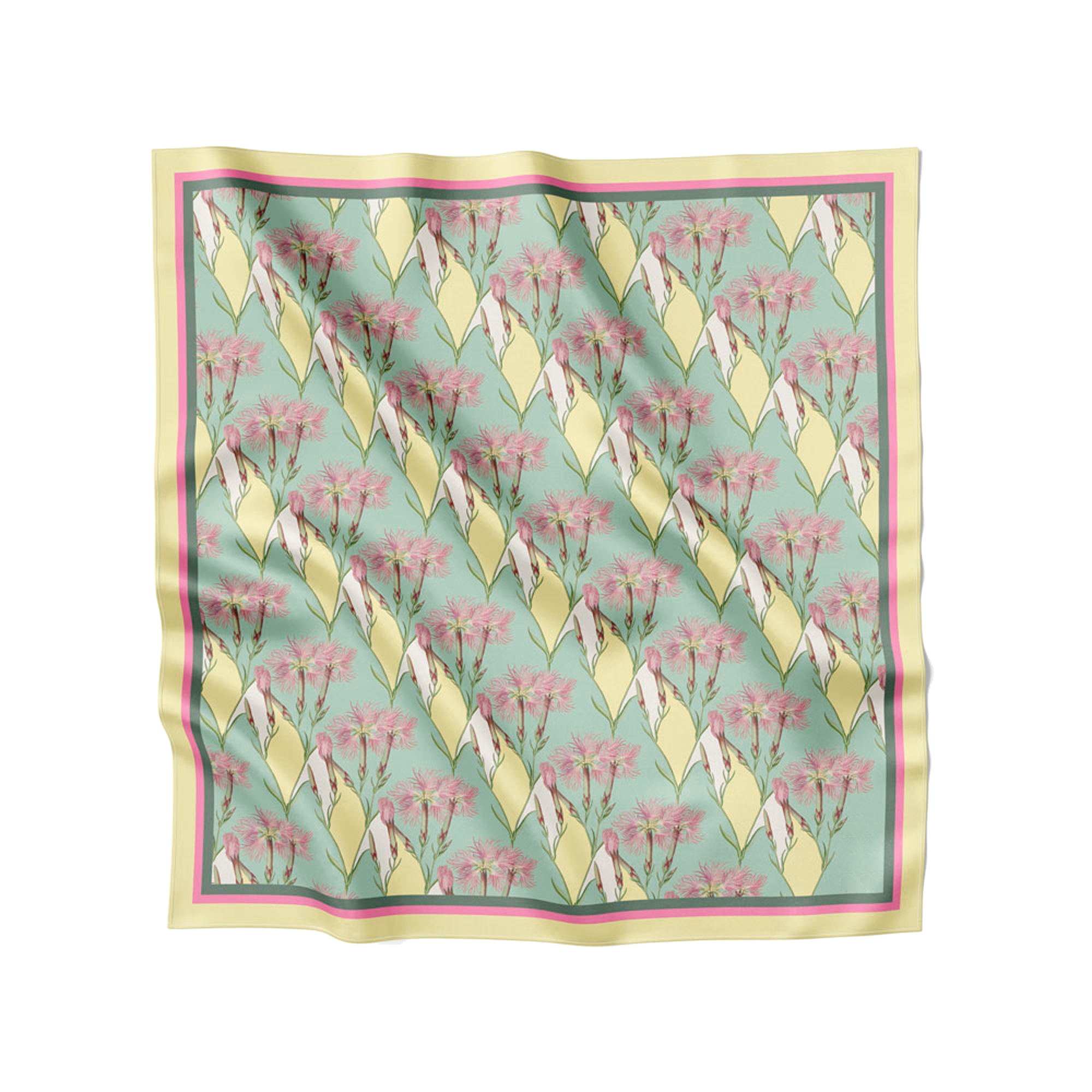 Pastel Nellike silketørklæde - FLORA DANICA DENMARK